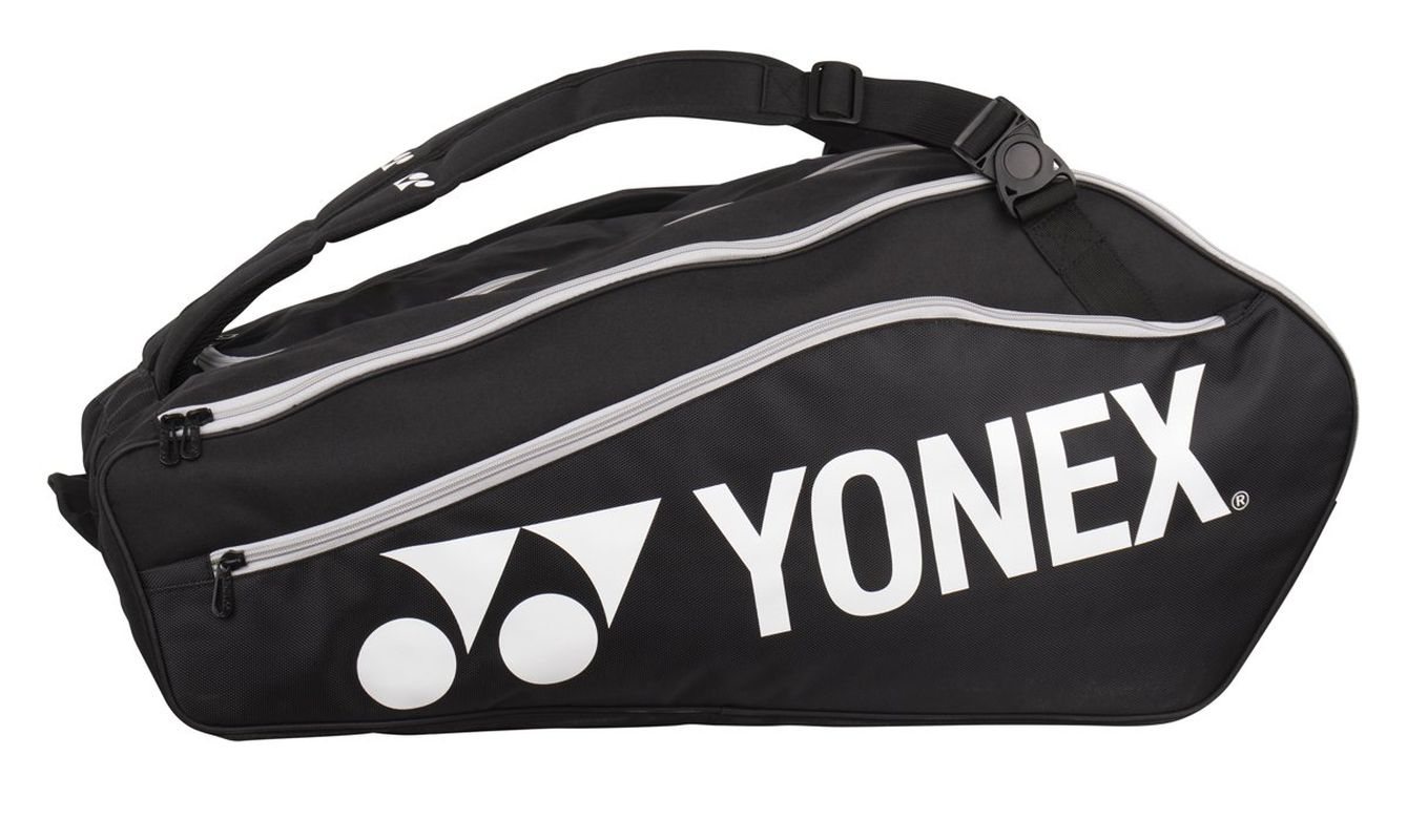 Tennis Bag Yonex Racket Bag Club Line 12 Pack - Black | Tennis Zone ...