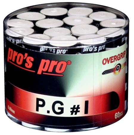 Overgrip Pro's Pro P.G. 1 60P - Bianco | Tennis Zone | Negozio di tennis