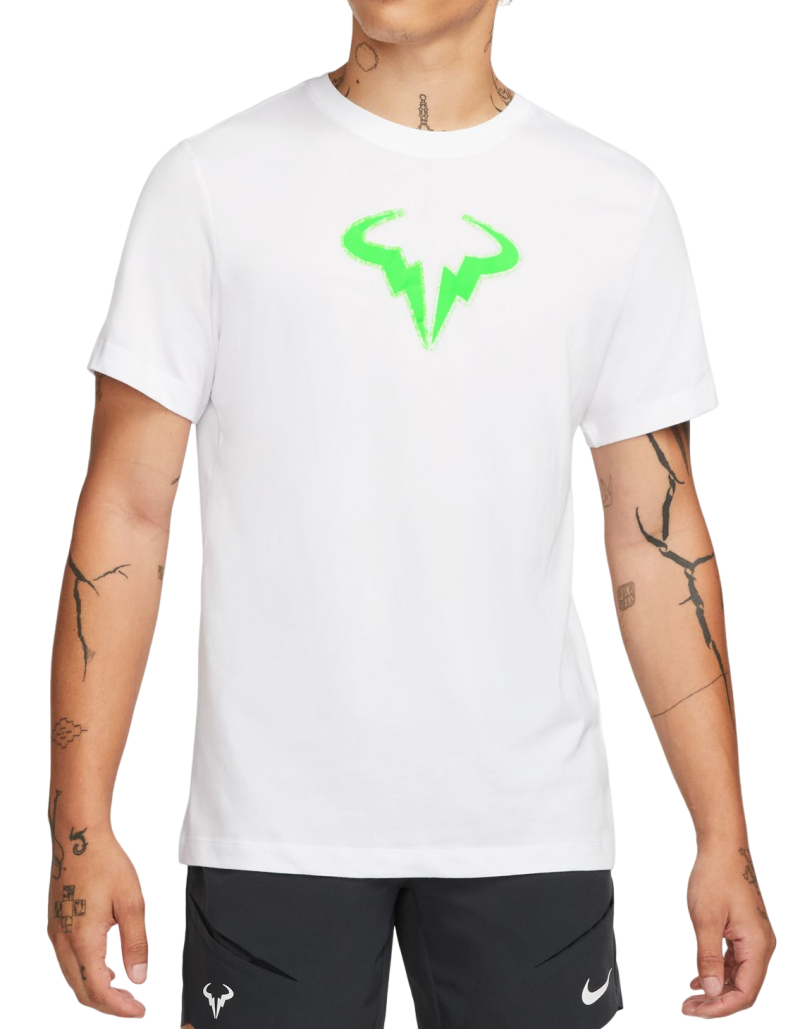 Nike Court Dri-Fit Rafa Tennis T-Shirt - white | Tennis Zone | Teniszbolt