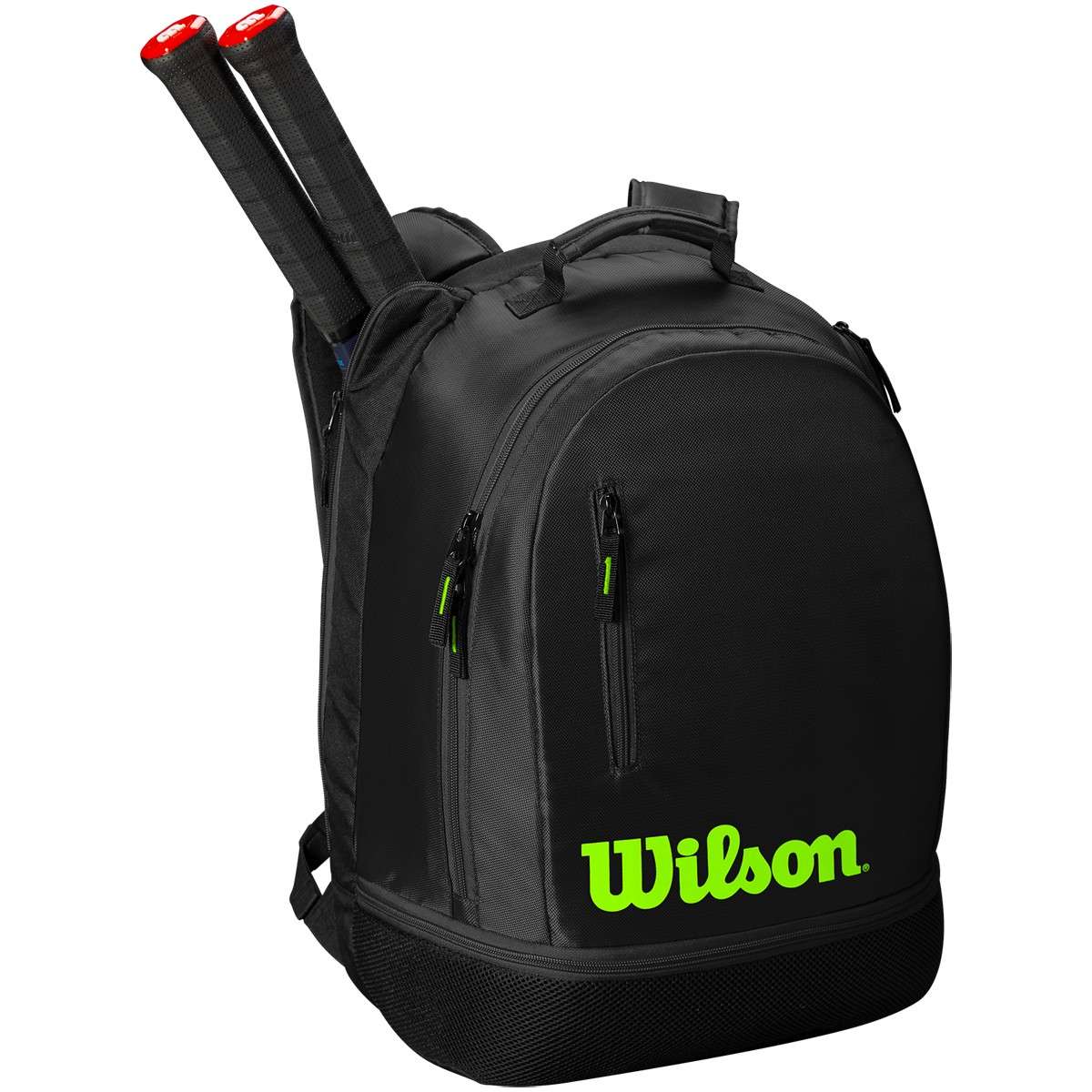 Wilson Team Backpack - black/green | Tennis Zone | Teniso parduotuvė