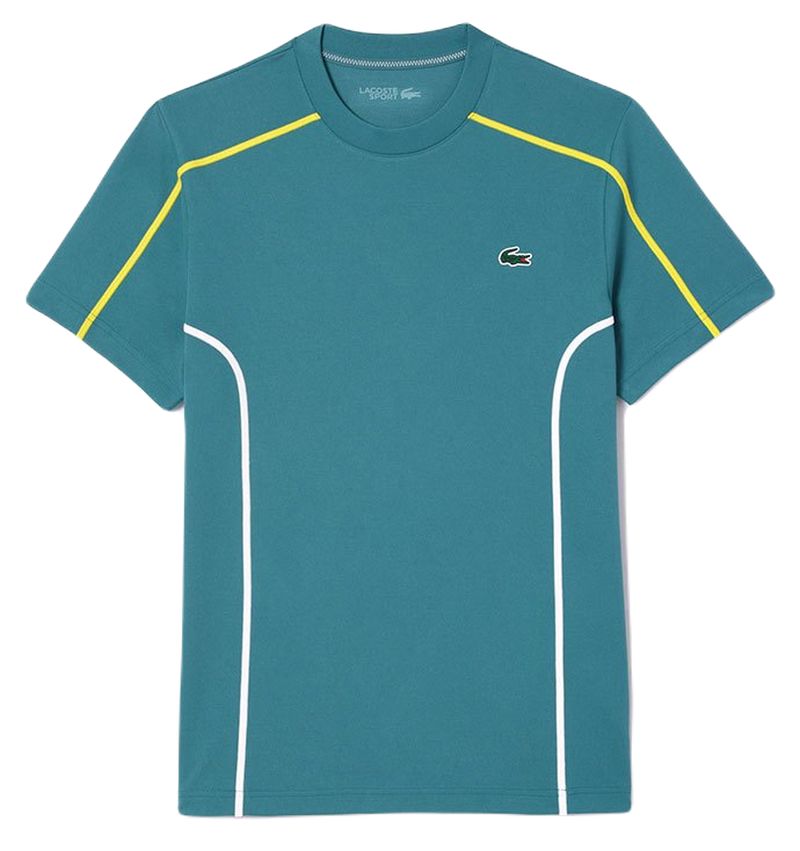 Lacoste teal t shirt store