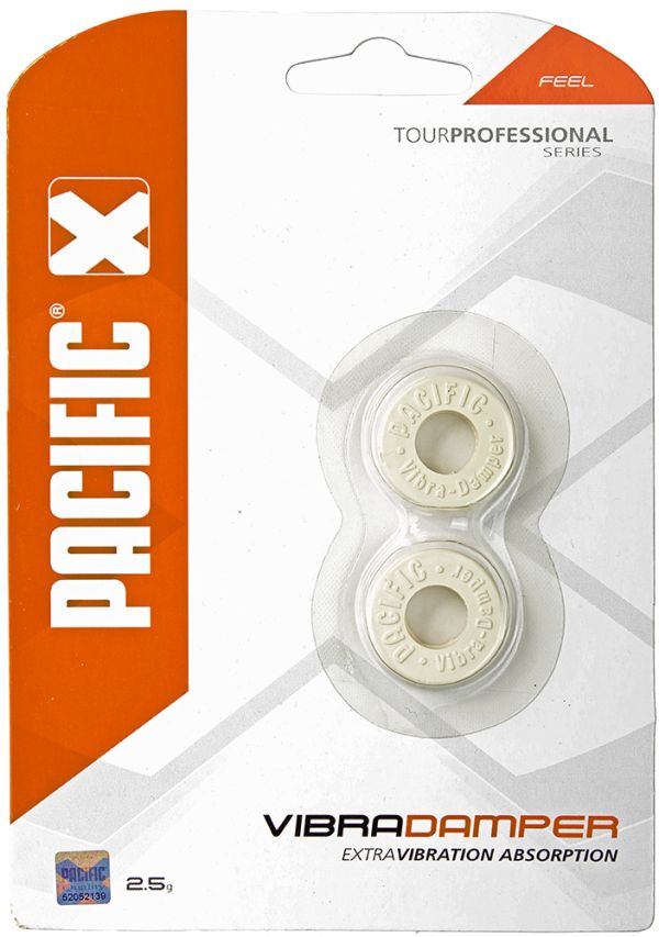Tlmítko Pacific Vibra Damper 2P - Biely | Tennis Zone | Tenisový obchod