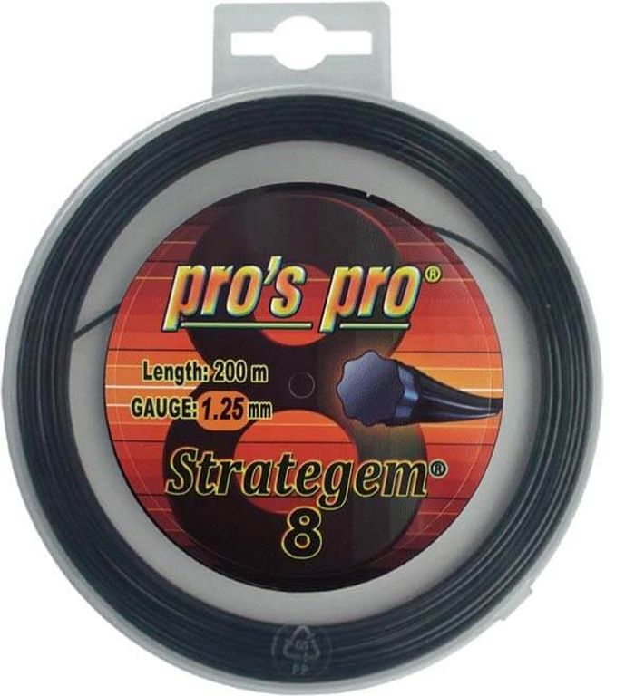 Tennis String Pro's Pro Strategem 8 (12 m) - Black | Tennis Zone ...