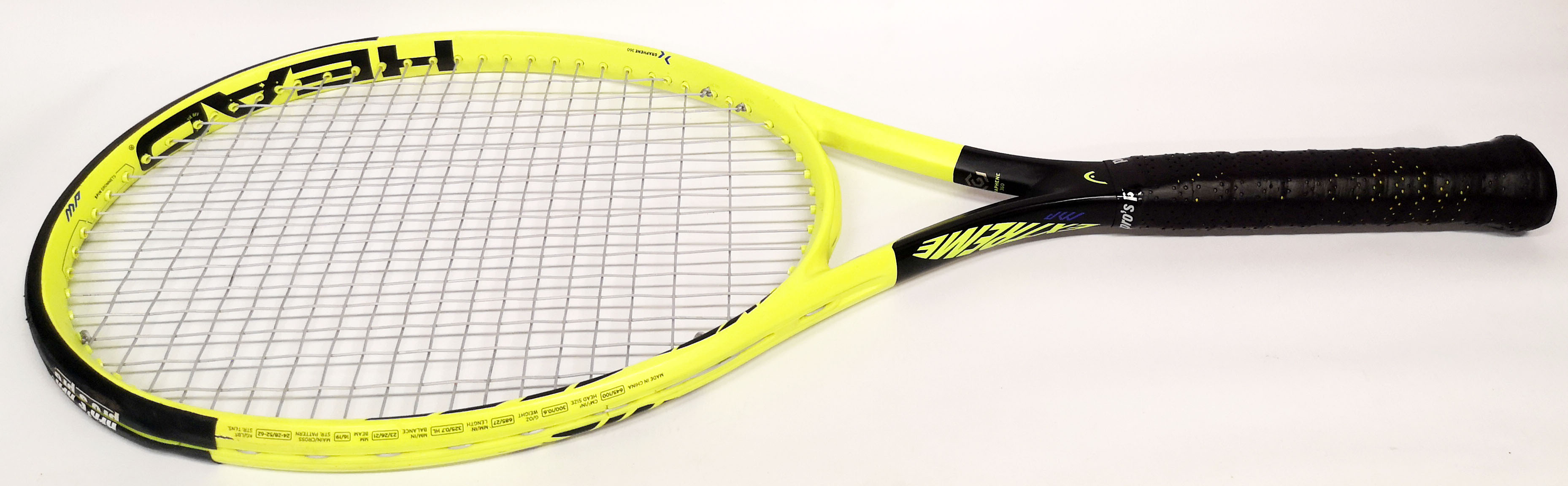 Tennis Racket Head Graphene 360 Extreme MP (używana) | Tennis Zone ...