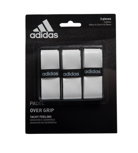 Adidas Padel Overgrip Tacky Feeling 3P - white | Tennis Zone | Tenisový ...