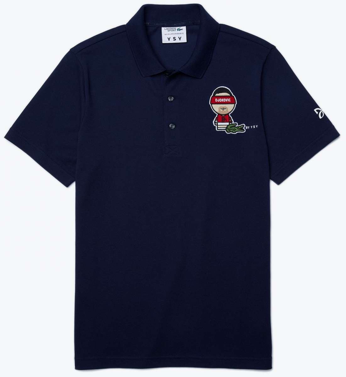 Lacoste Boys’ SPORT Collab Youssef SY Polo - navy blue | Tennis Zone ...