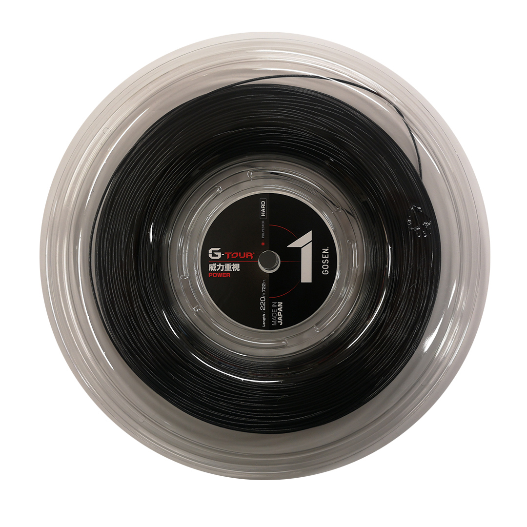 Corda da tennis Gosen G-Tour 1 (220 m) - Nero | Tennis Zone | Negozio di tennis