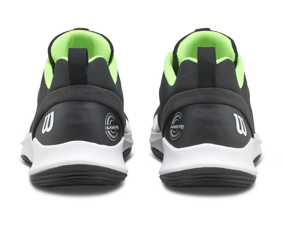 Padelio batai vyrams Wilson Hurakn Pro V2 - black/white/green gecko