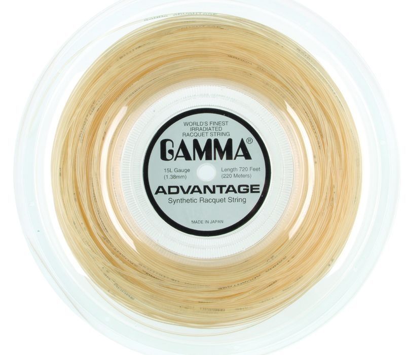 Tennis String Gamma Advantage (200 m) - natural
