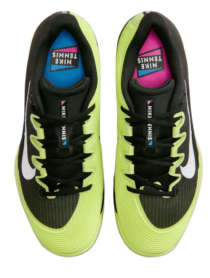 Women’s shoes Nike Zoom Vapor 12 Premium - black/light lemon twist/blue ...