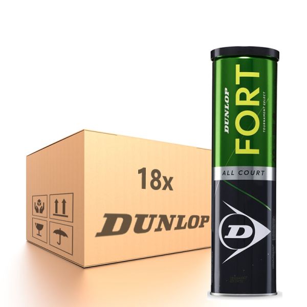 Tenisová loptička Dunlop Fort All Court Tournament Select New - 18 x 4B