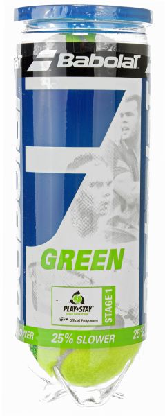 Tennis balls Babolat Green (stage 1) 3B